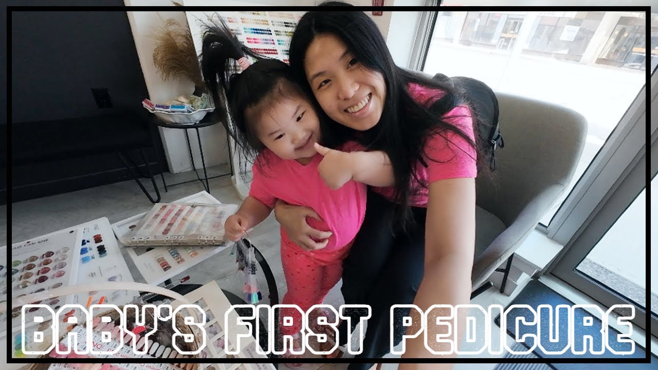 I Take My Baby To Her First Pedicure And Our First Pedi Date!! | Vlog ...