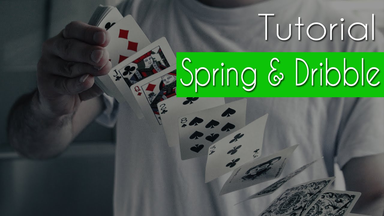Floritura con cartas - Tutorial Dribble y Spring en Español | Cardistry - YouTube