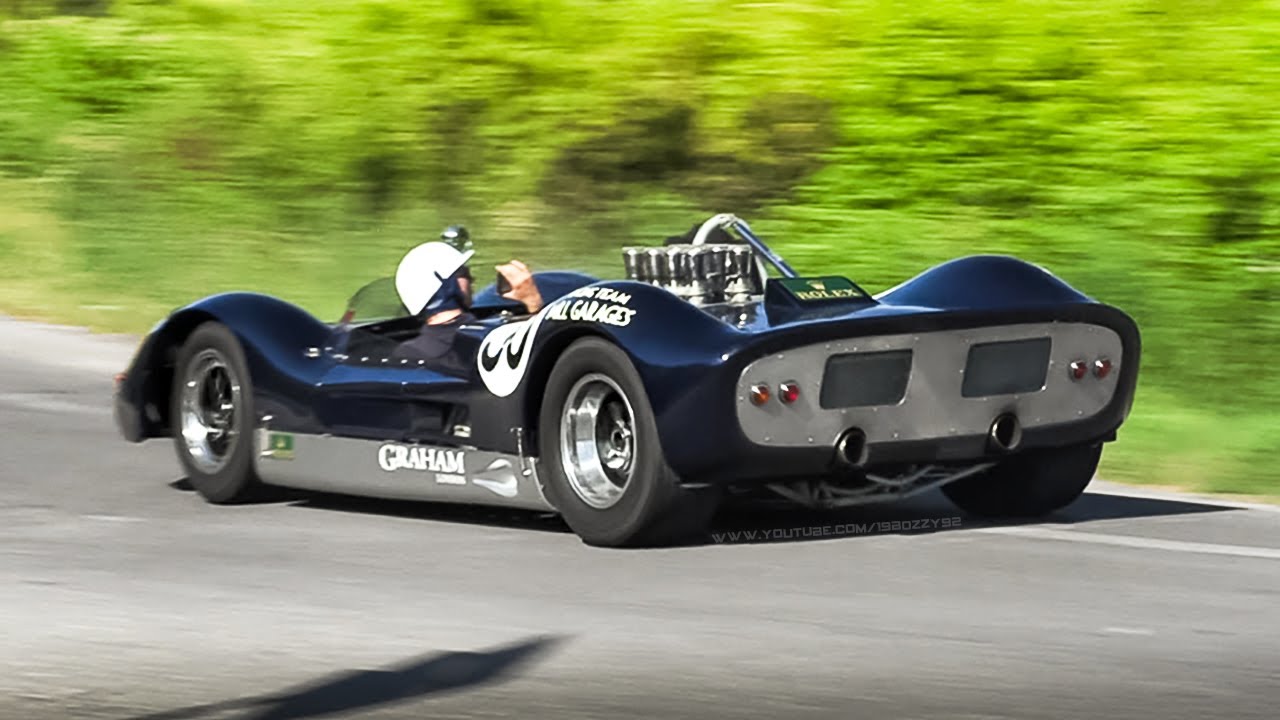 1965 Attila Mk7 Sports Car in action: Chevrolet 5.3L V8 Engine Roar ...