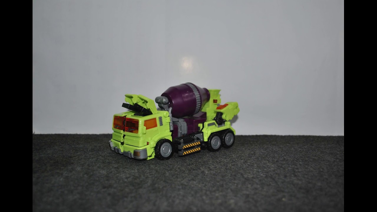 Transformers Decepticon Constructicons Mixmaster (NBK Toys) Stop Motion - YouTube