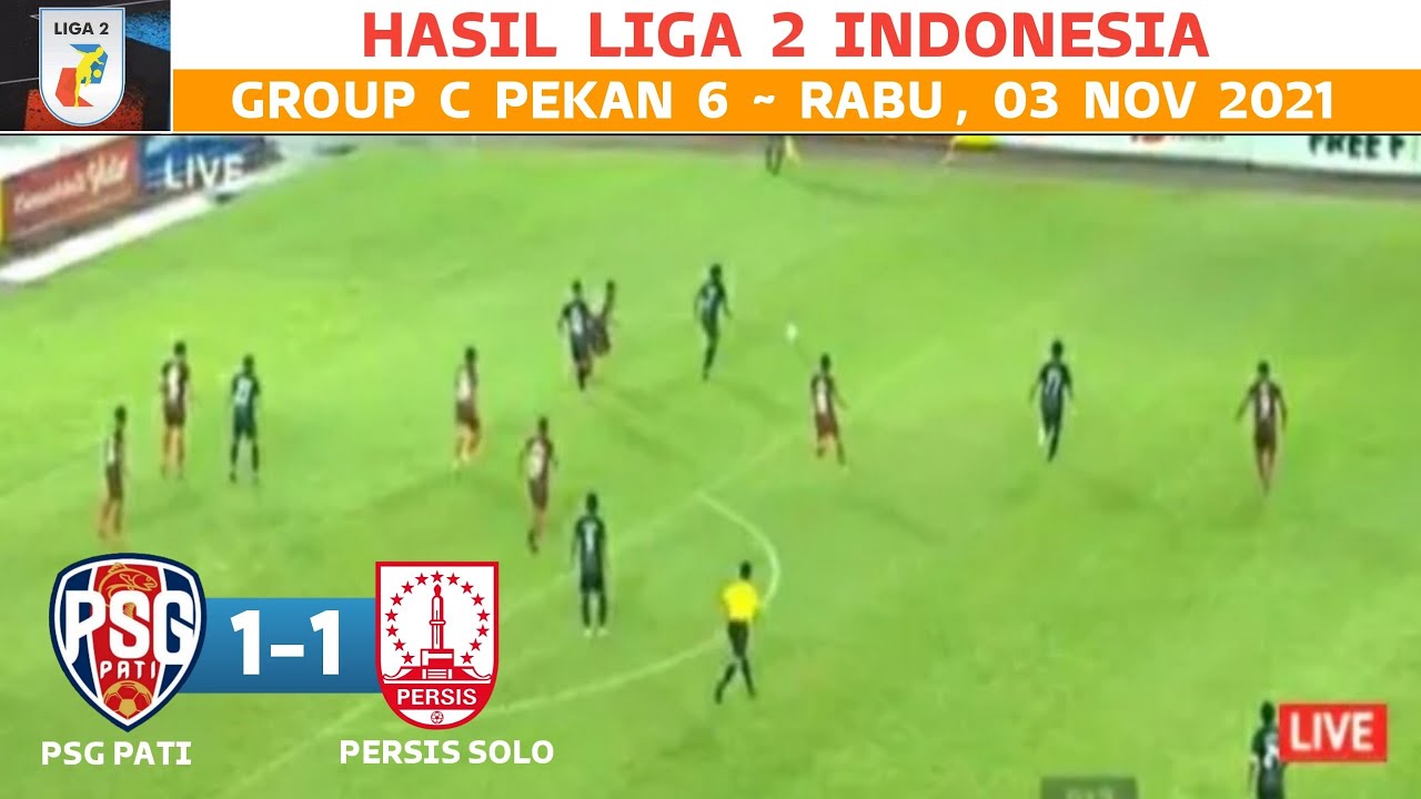 PSG PATI VS PERSIS SOLO (1-1) LIVE 2021 ~ psg pati vs persis ~ hasil ...