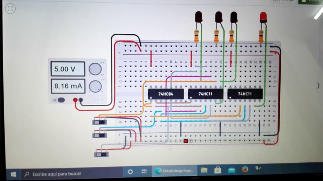 Diseño Circuito Decodificador 2 4 - YouTube