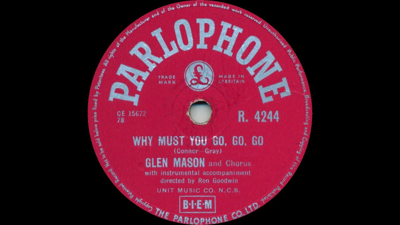 Glen Mason - Why Must You Go, Go, Go - YouTube