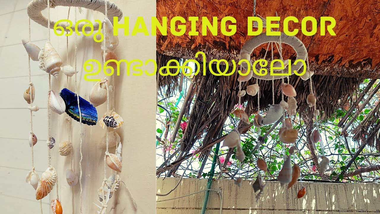 Sea Shell Hanging Decor | Sea Shell Craft | Hanging Craft - YouTube