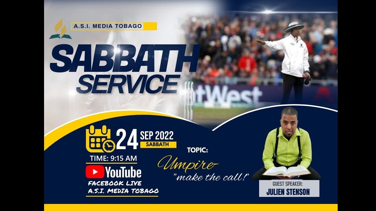 ASI Media Sabbath Service || My Job: God's Choice || Julien Stenson ...