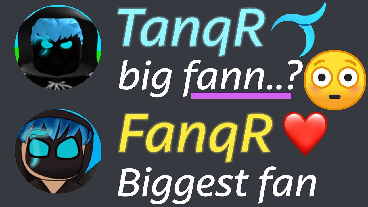When TanqR Meets A Big Fan.. (Roblox BedWARS) - YouTube
