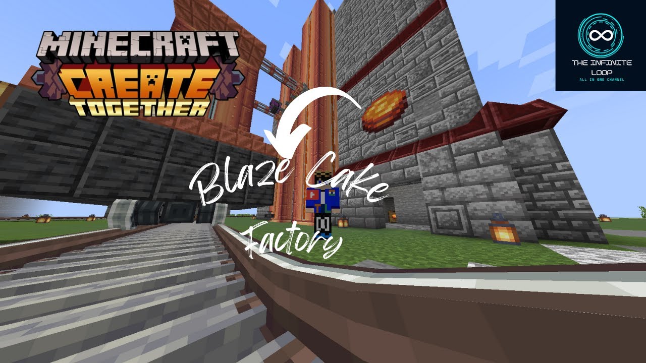 I built a Blaze Cake Factory | Minecraft Create Together #7 | The ...