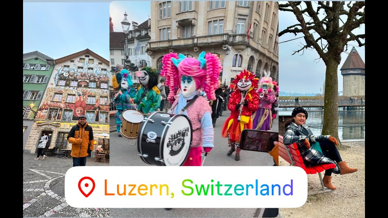 Luzern / Lucerne | Light Festival | Swiss Parade | Switzerland - YouTube