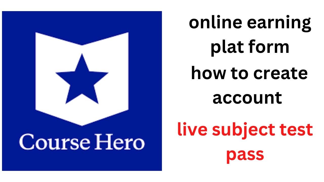 Course Hero Online earning plat form ,subject test live #2023 #course ...