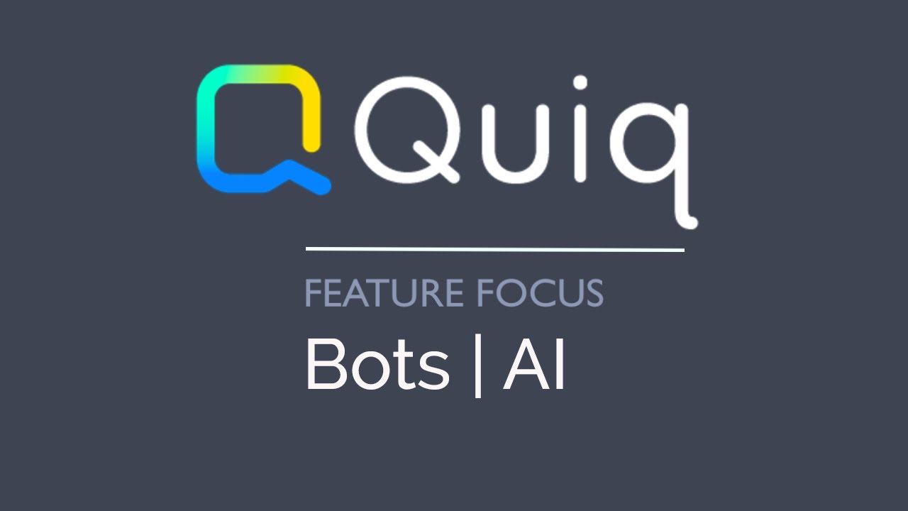 Quiq's Bot Strategy | Quiq - YouTube