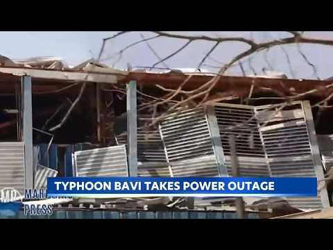 Typhoon Bavi causes power outages on other parts of Northern Mariana Islands