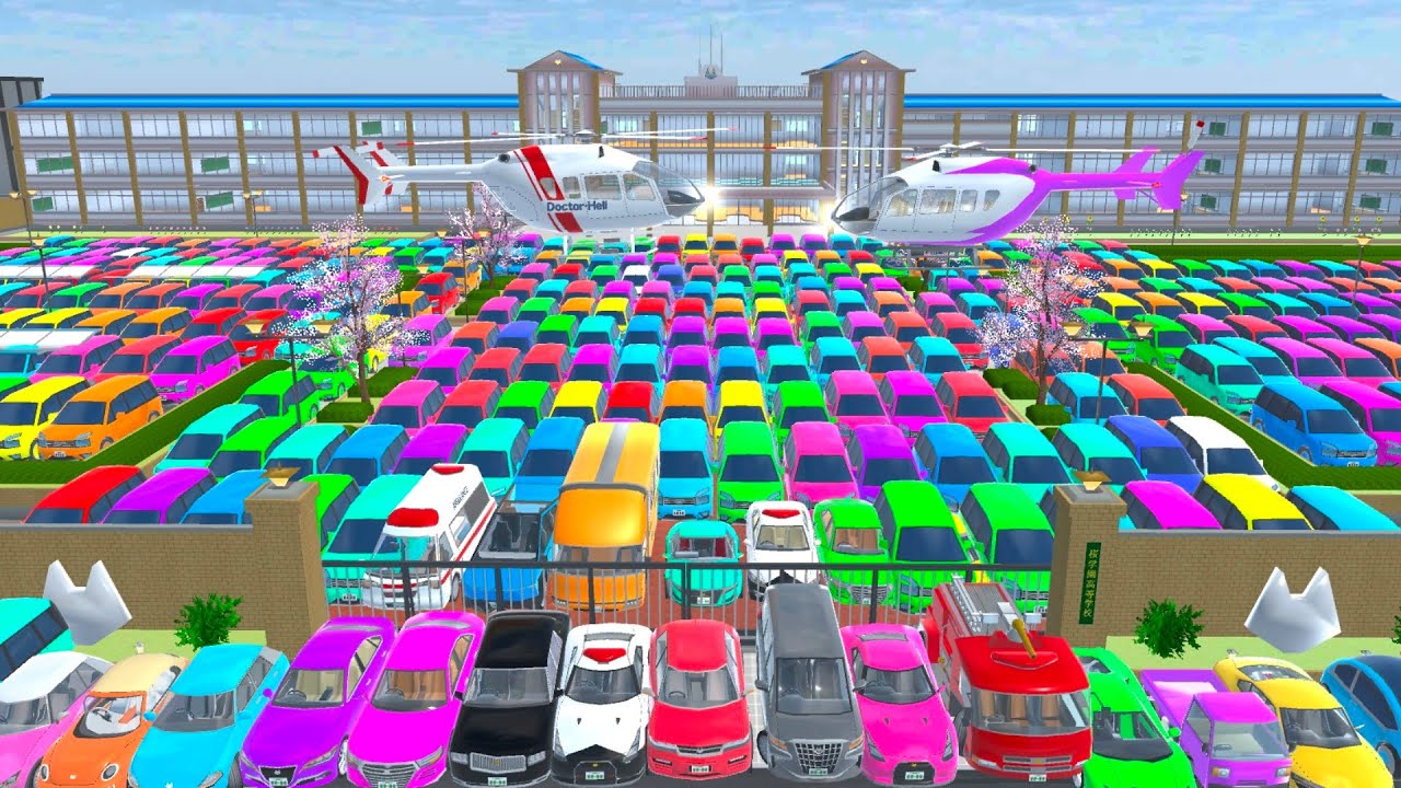 ALL car collection video Sakuraschoolsimulator Sakura gaming car ...