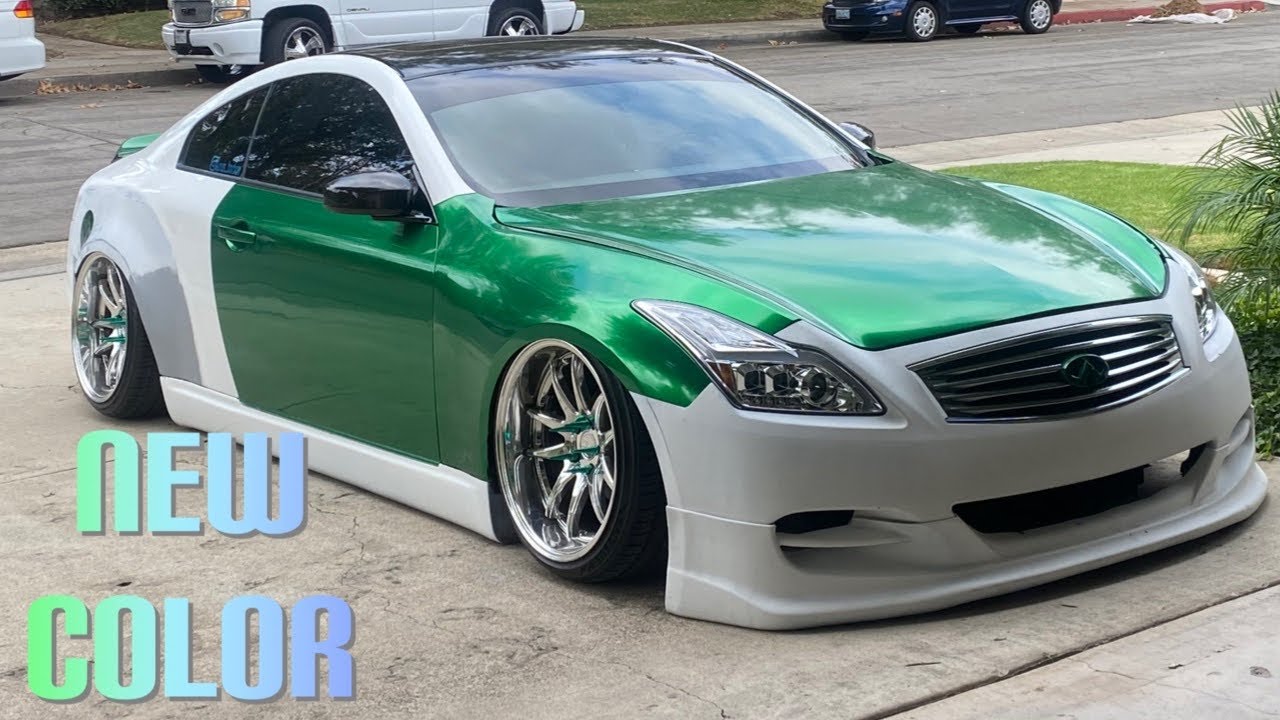 CRAZY NEW COLOR FOR G35 - YouTube