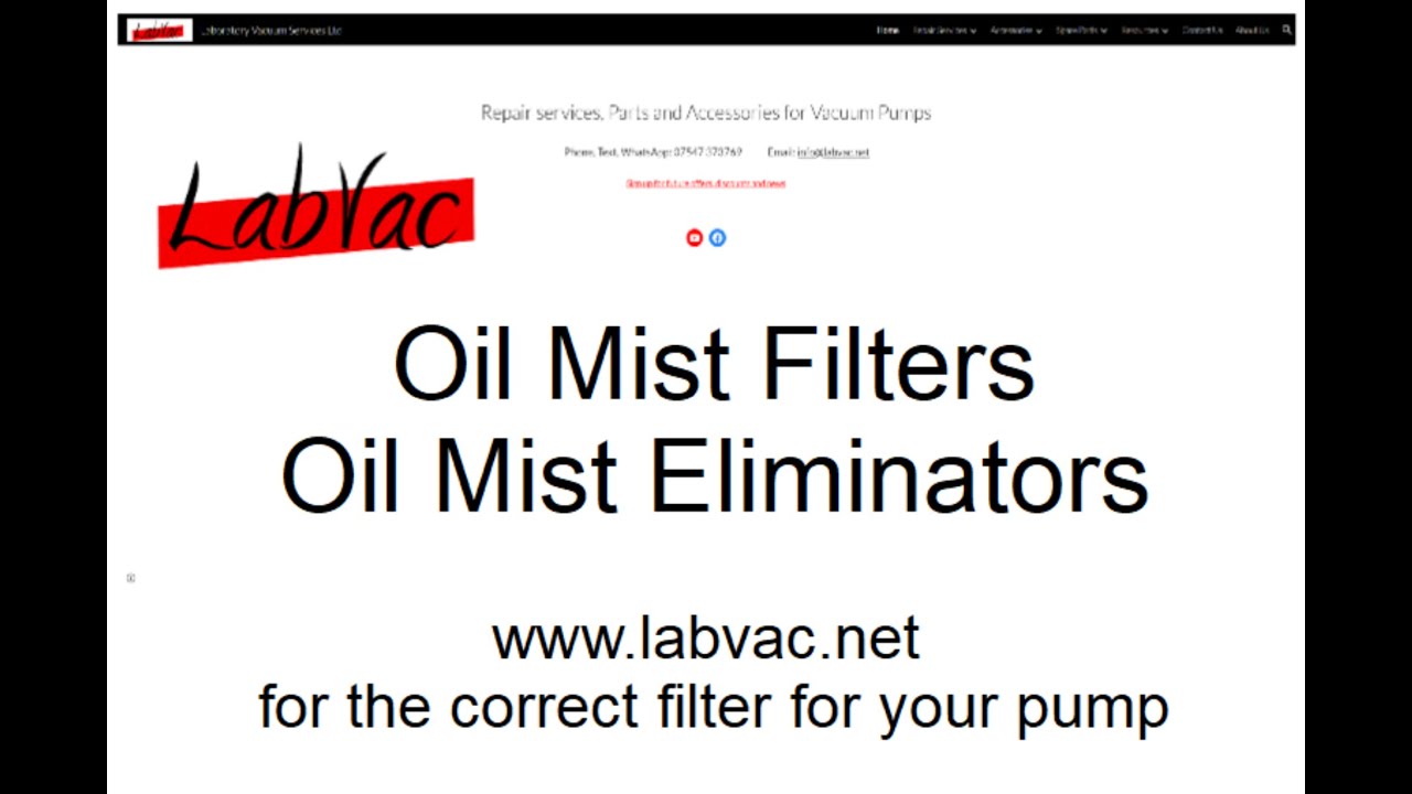 What is oil mist - why should I care? - YouTube