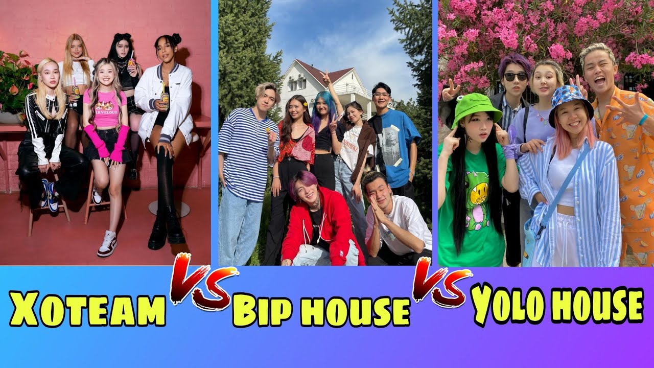 TikTok Mashup - NEW Xo Team Vs Yolo House Vs Bip House | TikTok ...