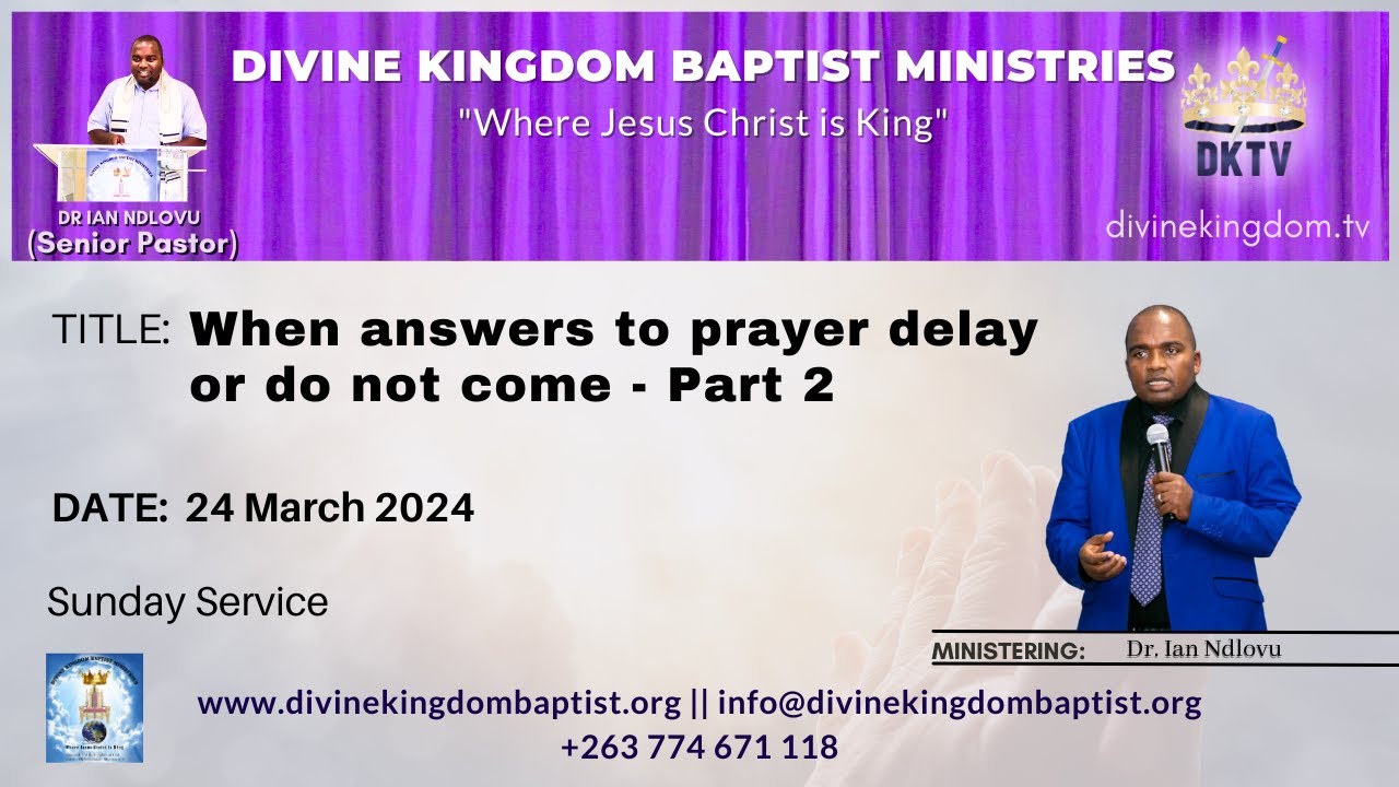 When answers to prayer delay or do not come - Part 2 | Teacher Ian ...