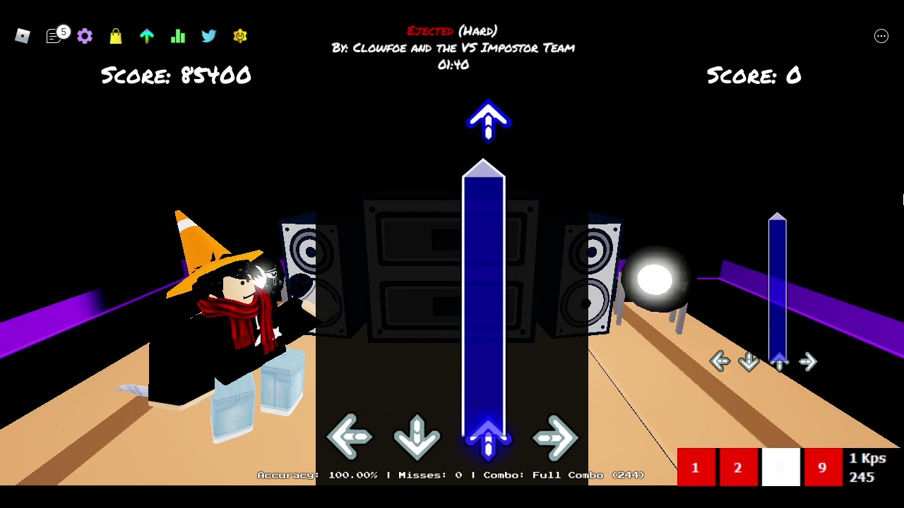 Funky Friday | Ejected (Hard, Left Side) [99,99, FC] | Roblox - YouTube