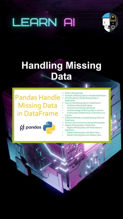 Handling Missing Data #ai #artificialintelligence #machinelearning #aiagent #Handling #Missing # ...