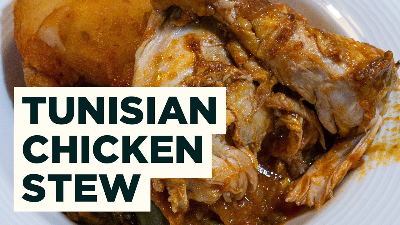 Marqa Recipe - How to Cook Tunisian Chicken Stew - YouTube