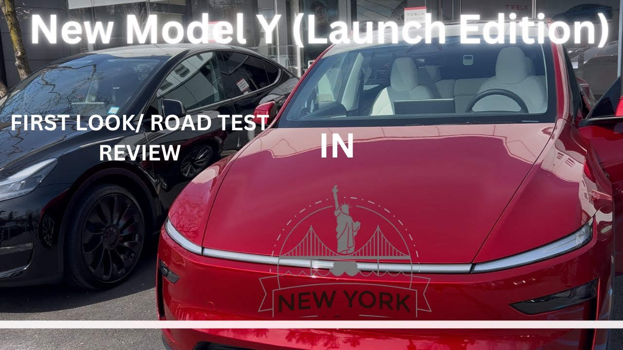 2025 Tesla Model Y (Launch Edition) Test Drive/Review First New York ...