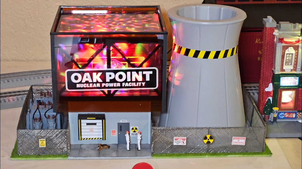 Menards Huge Oak Point Nuclear Power Plant O Gauge Building Unboxing ...
