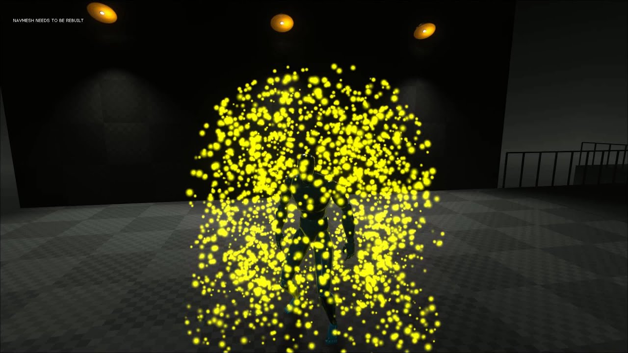 [Unreal 4] Jumping Visual Effect Prototype - YouTube