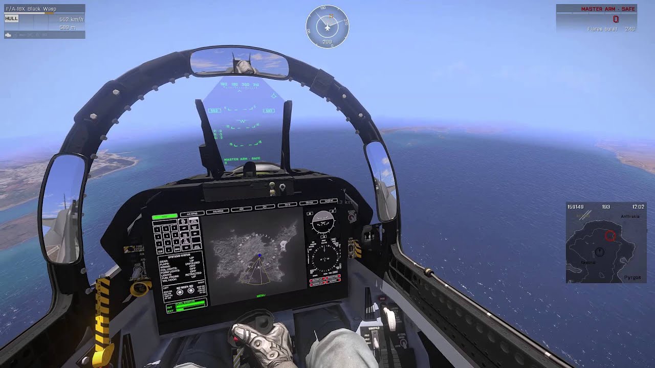 Arma 3: F-18 X Black Wasp - YouTube