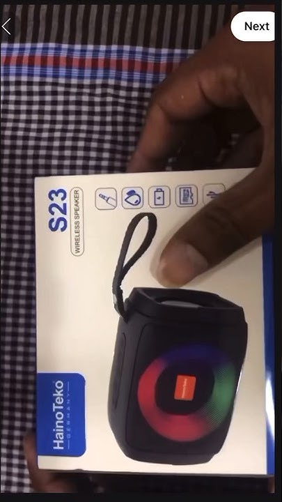 Hainiteko Germany S23 wireless Bluetooth speaker with FM. #bluetooth #speaker #hainoteko # ...
