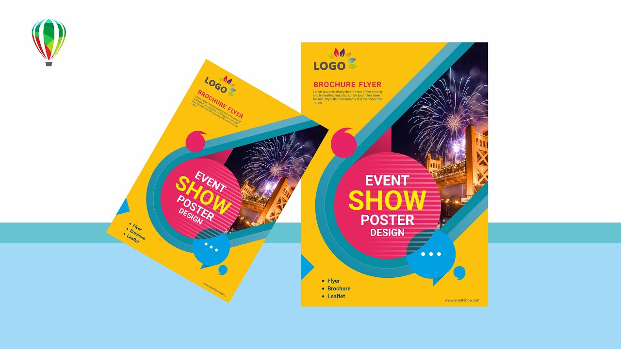 How to design Flyer Template | CorelDraw Tutorial - YouTube