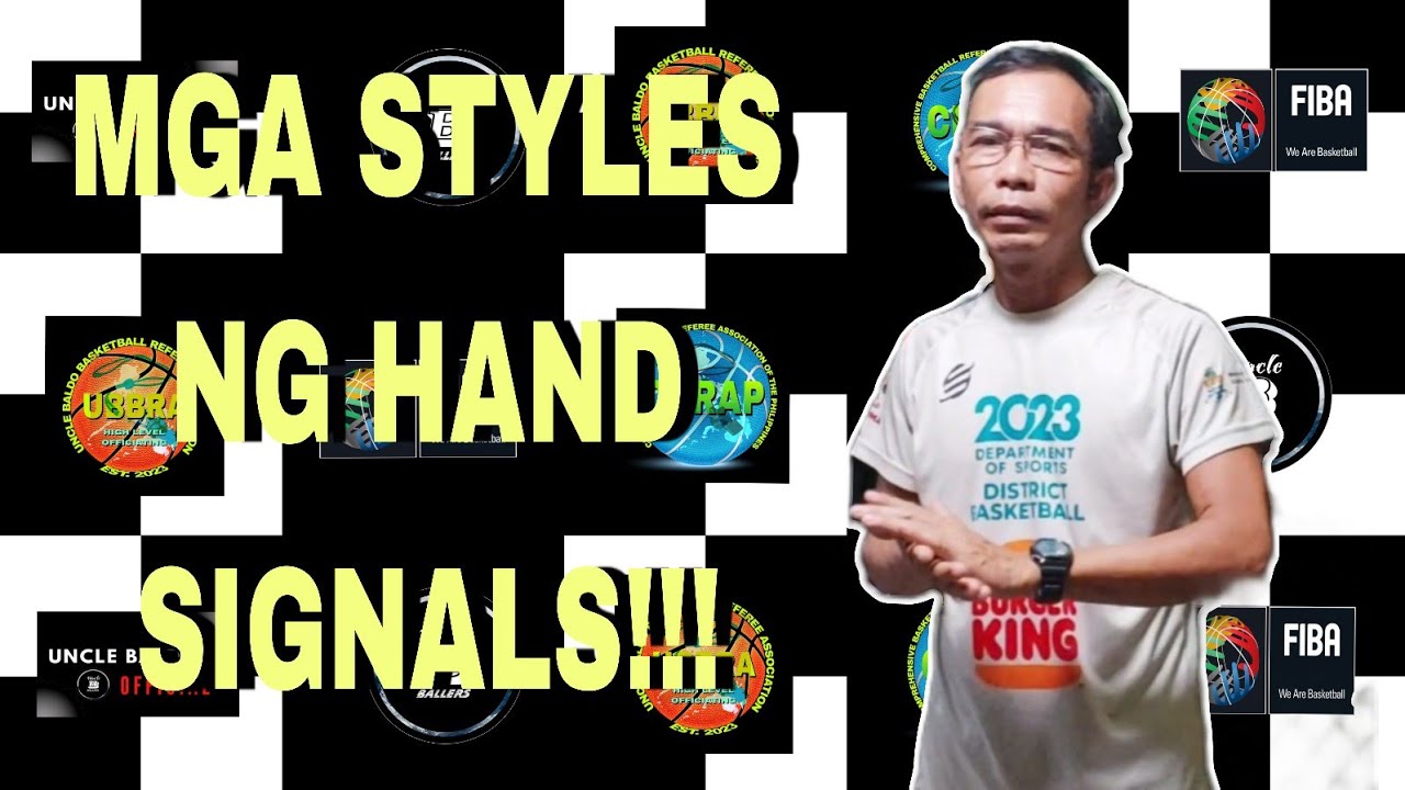 IBA'T IBANG STYLES NG HAND SIGNALS NG MGA REFEREES! TAMA BA ITO? - YouTube