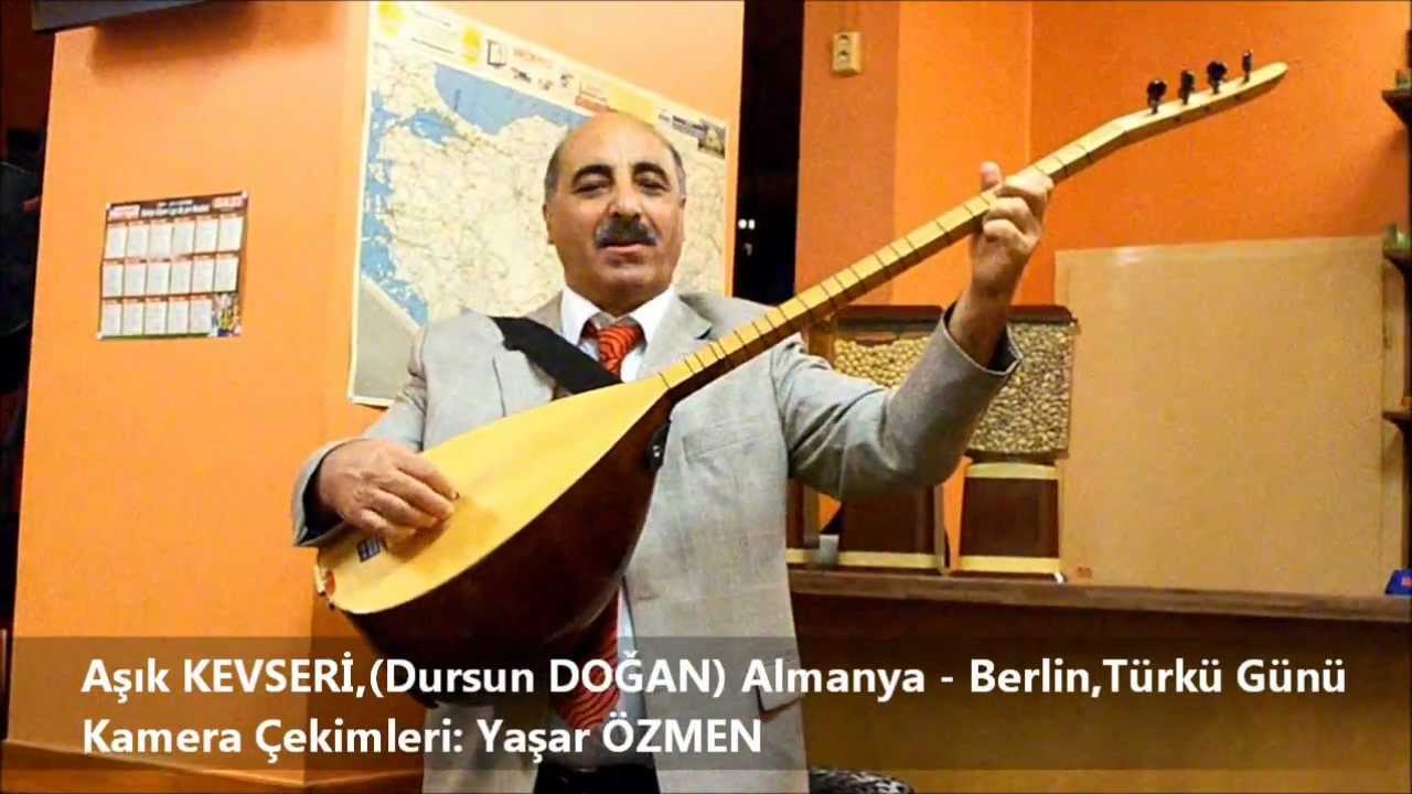 Aşık KEVSERİ, (Dursun DOǦAN) - Almanya Berlin,Türkü Günü Filmi 1/3 - 1. Bölüm - YouTube