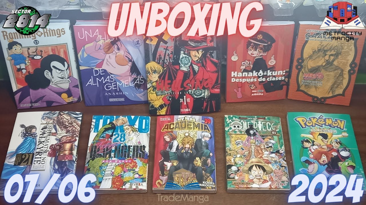 MANGA Unboxing 147: Hanako, MHA, Naruto, One Piece, Pokemon, Tokyo ...