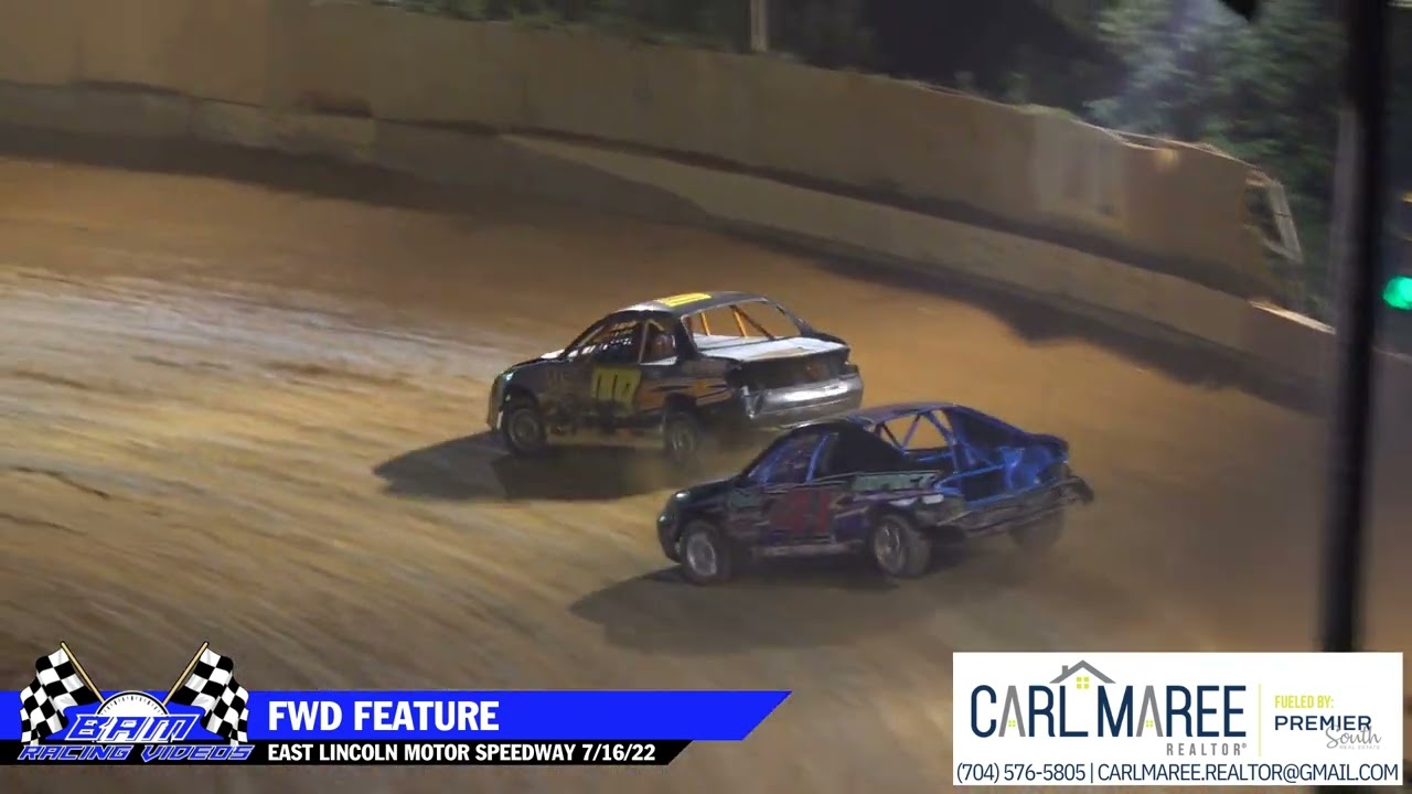 FWD Feature - East Lincoln Motor Speedway 7/16/22 - YouTube