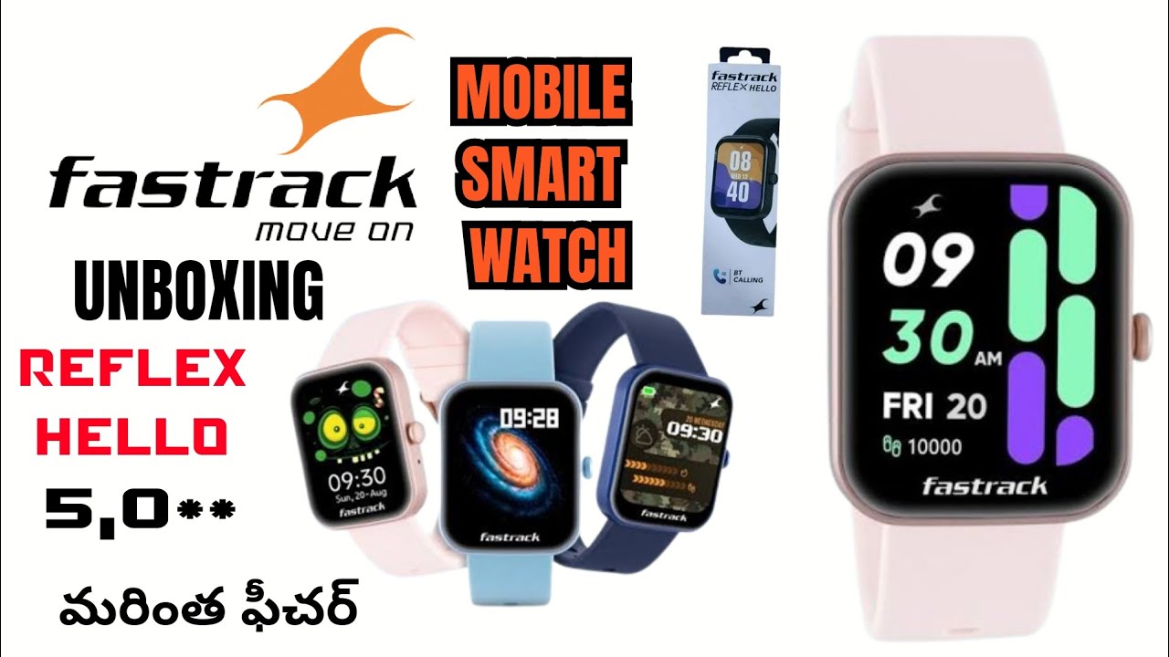 Fastrack reflex hello smart watch unboxing 2024 | upcoming products ...