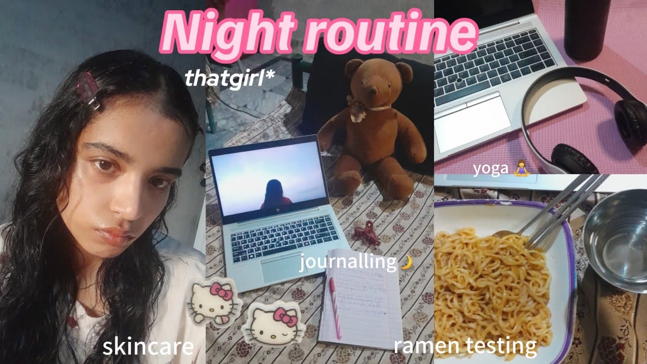 My night routine 🌙 🧘‍♀️ 🌷 - YouTube