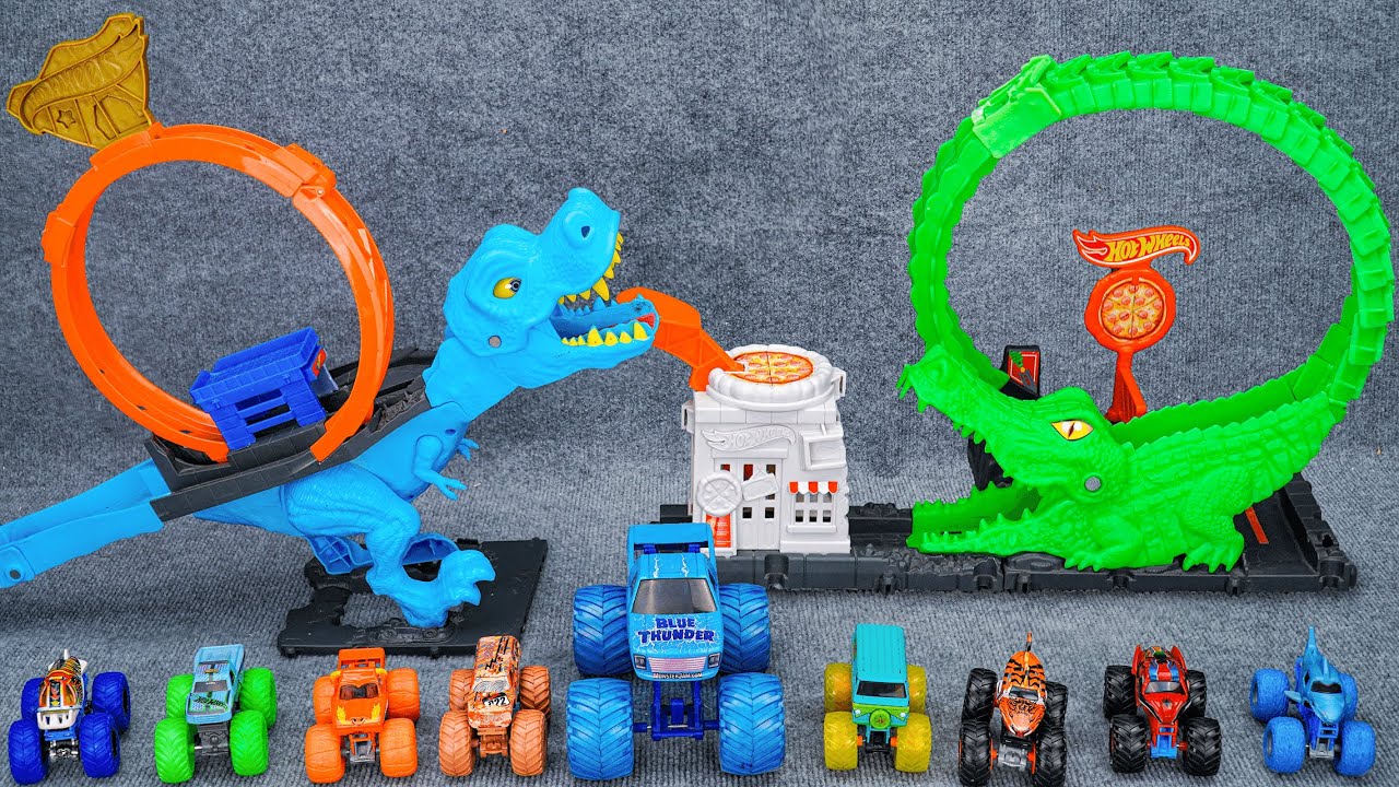 Hot Wheels Collection Unboxing Review ASMR | Hot Wheels Gator Loop ...