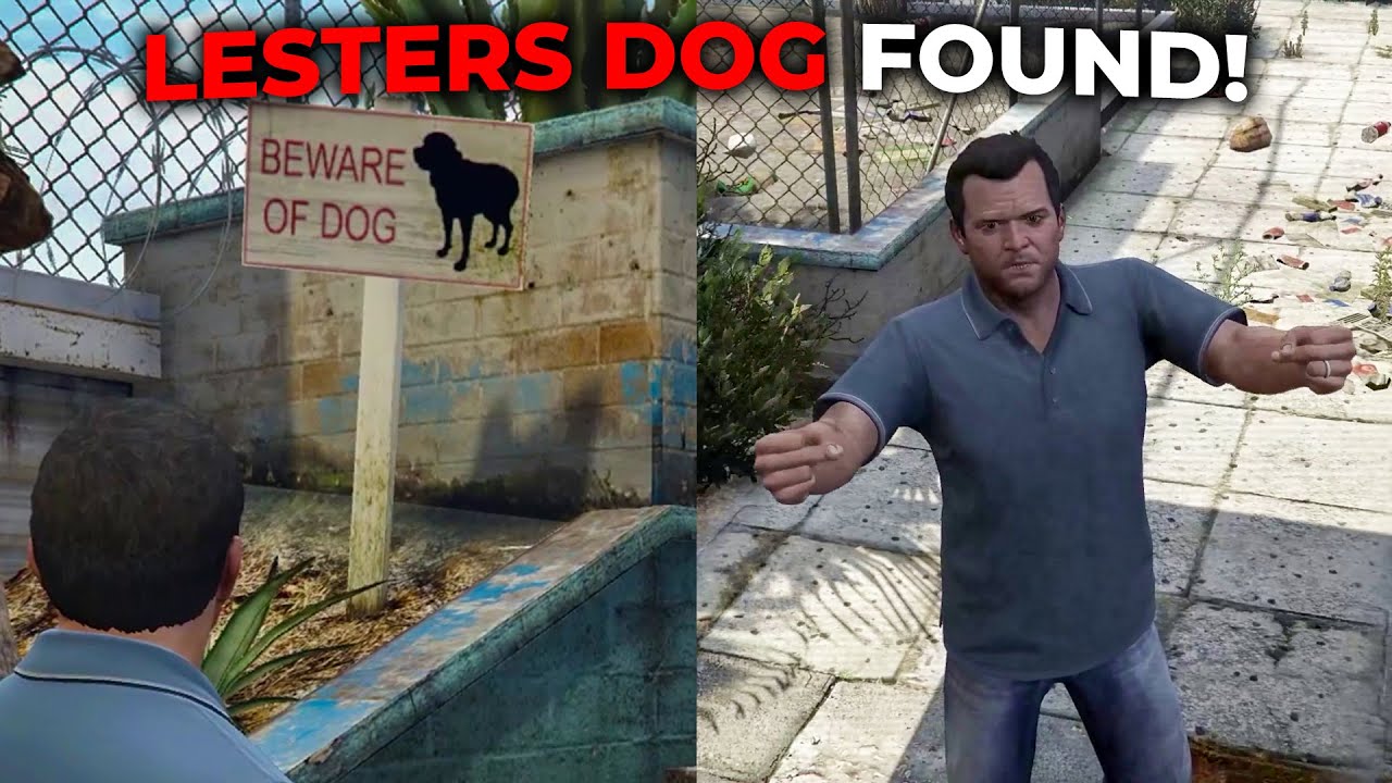The Truth Behind Lester's Dog In GTA 5... - DarkViperAU - YouTube