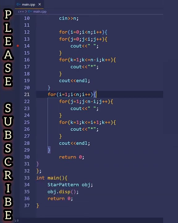 C Program To Print Pattern Programming Reels Shorts Code Coder Coding Programming