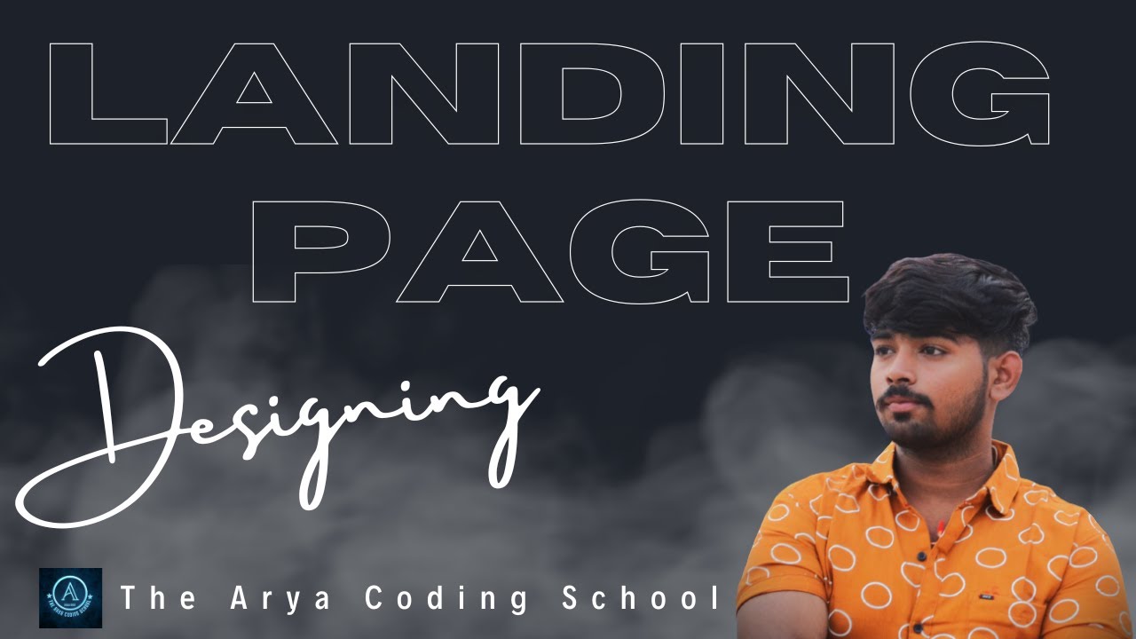 Landing Page Html Tutorial Arya Coding School Aryacodingschool Youtube
