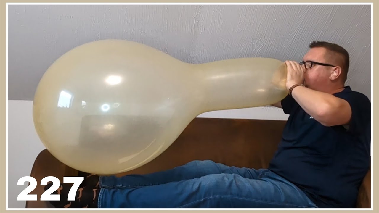227 - max blow a 24" Haoshidai balloon - non pop - YouTube