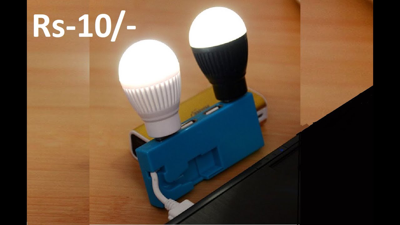 How to make a Powerful USB LED bulb, DIY LED Light, USB LED Light for ...