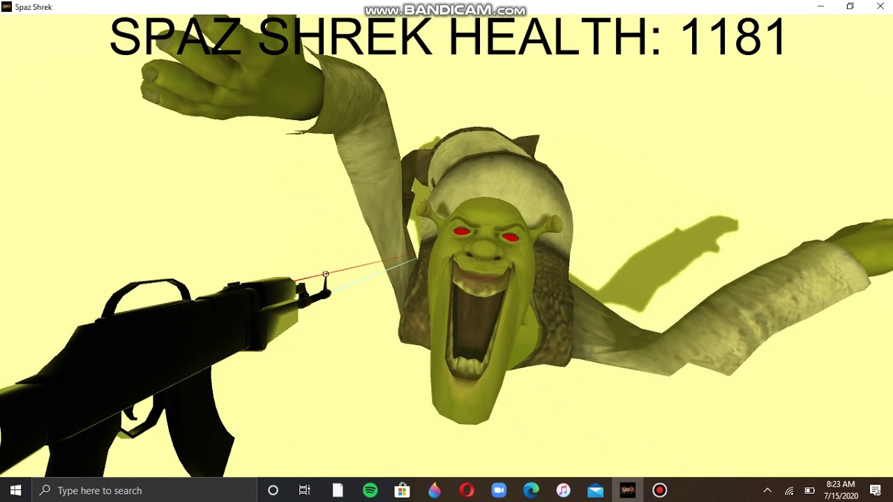 Yes, once again more of spaz shrek......... - YouTube