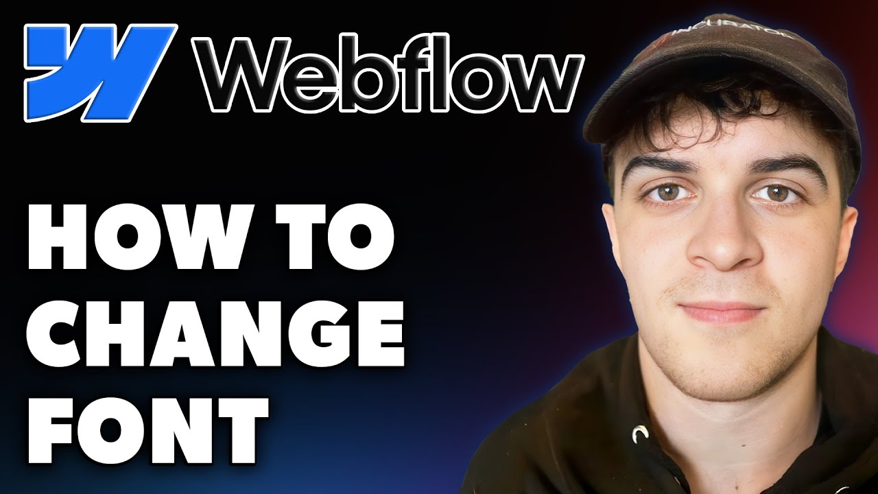 How to Change Webflow Font (Full 2024 Guide) - YouTube
