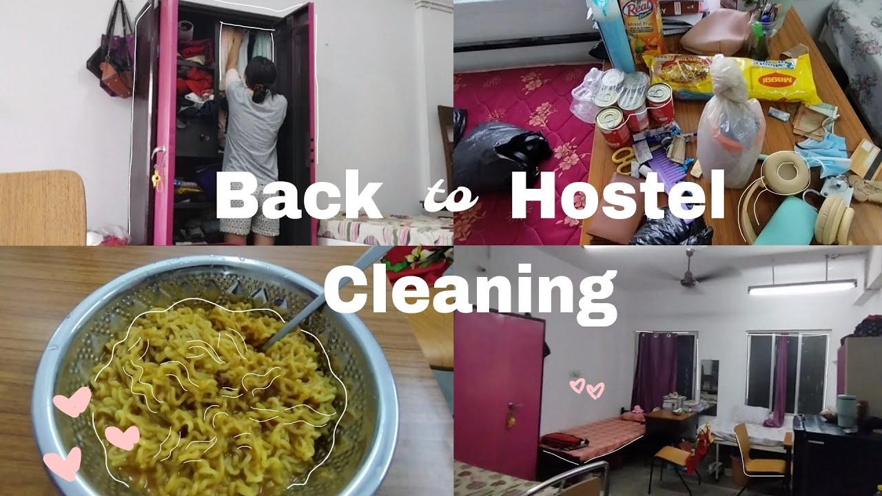 Back to hostel |Cleaning |🧹 - YouTube