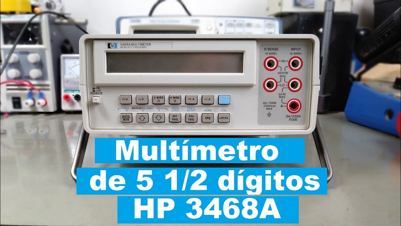 Multimetro HP 3468A desmontado - YouTube