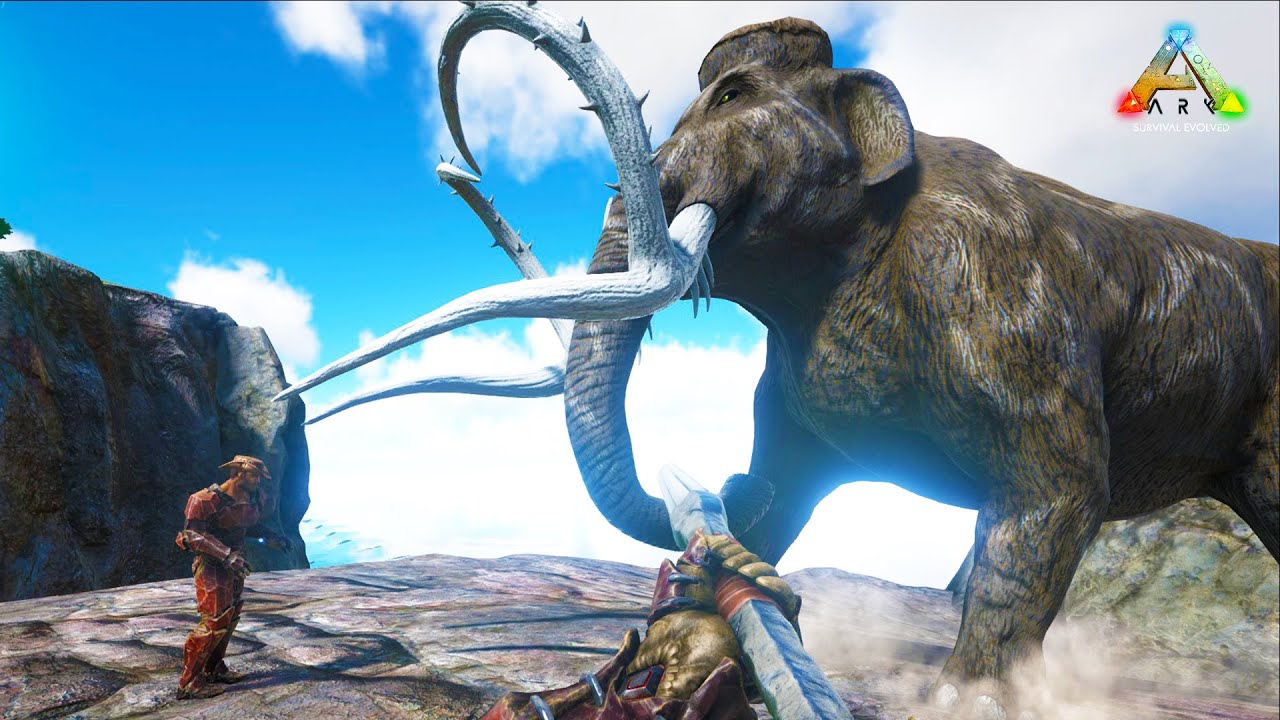 HikePlays ARK Survival - Taming BIG DINOs!! MAMMOTH!! - Dino Hunter! w ...