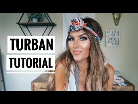 TURBAN HEAD WRAP TUTORIAL! | Paige Danielle