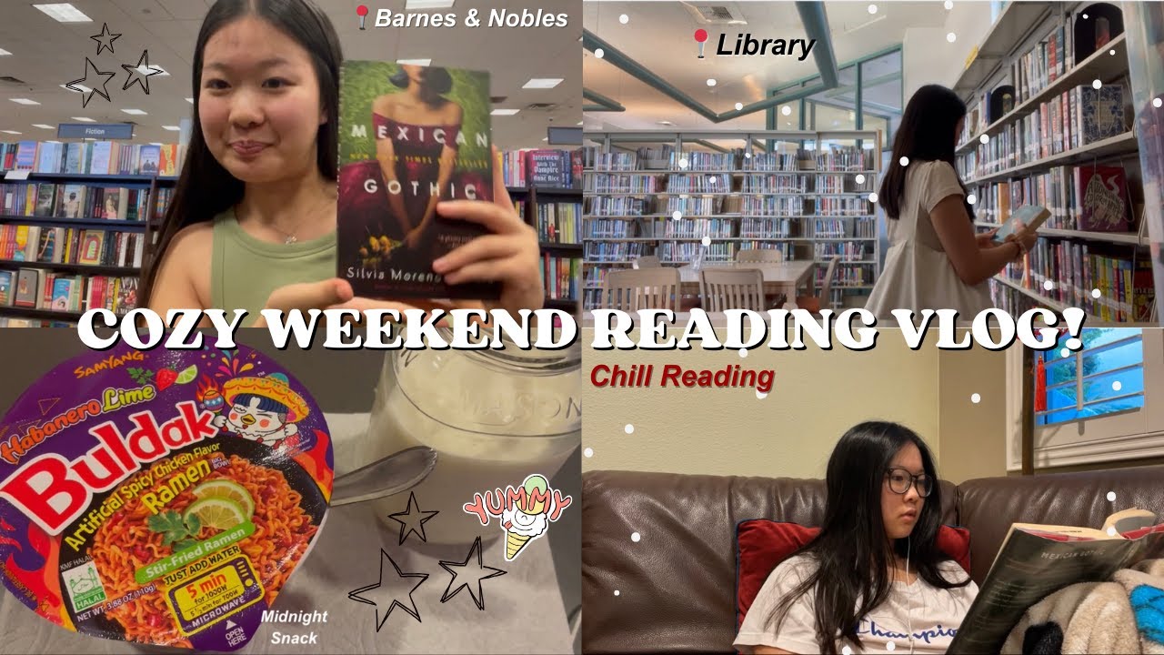 Weekend Reading Vlog | Barnes and Nobles, Reading Mexican Gothic with ...