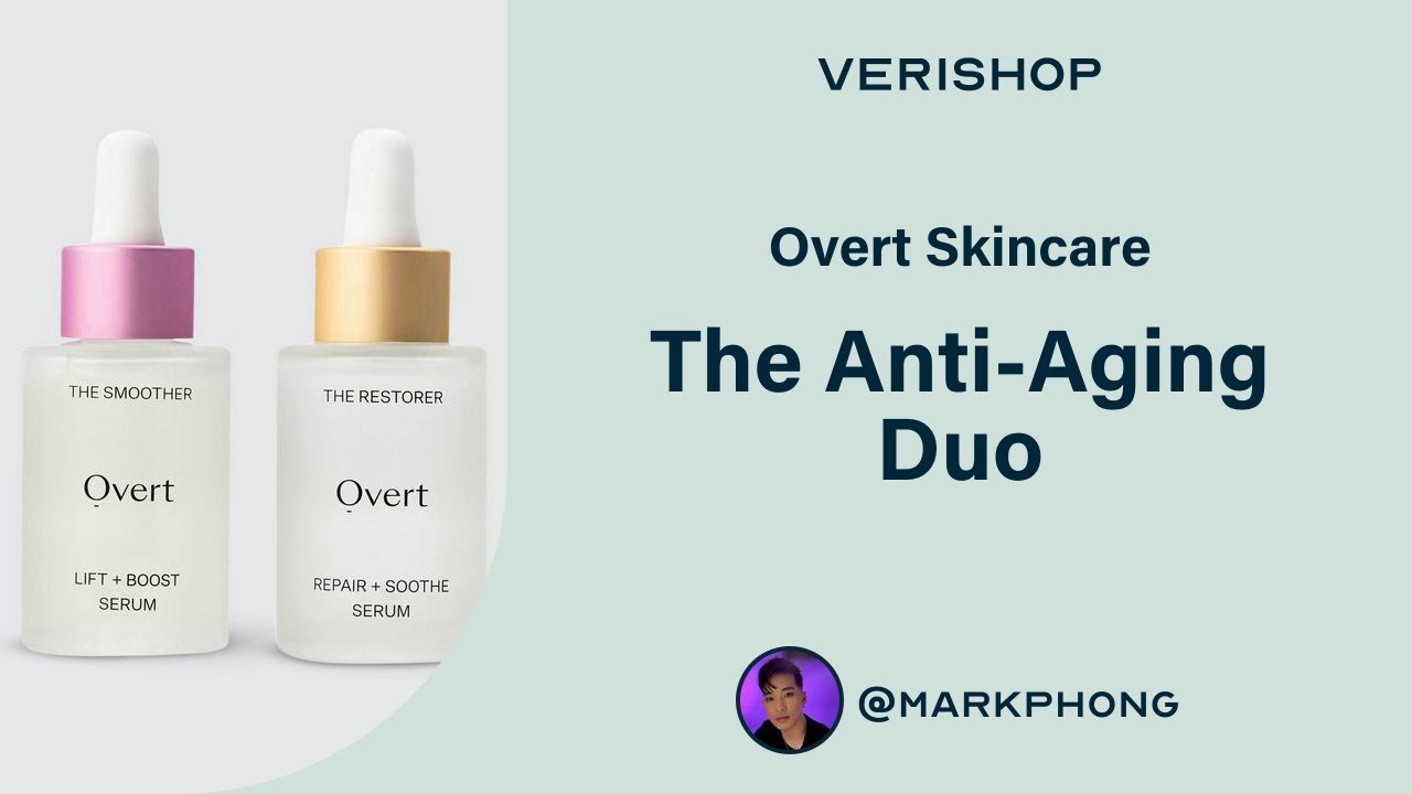 Overt Skincare The Anti-Aging Duo Review - YouTube