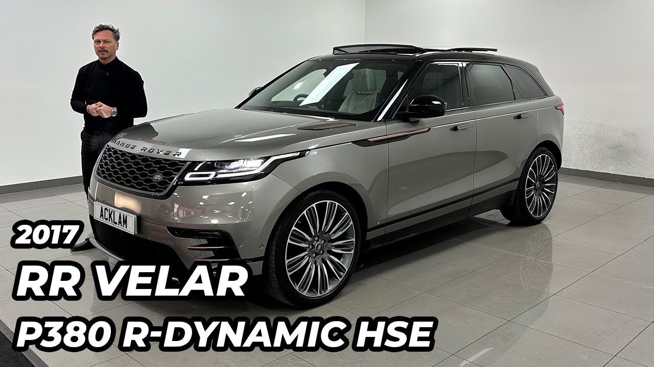 2017 Range Rover Velar P380 R-Dynamic HSE - YouTube